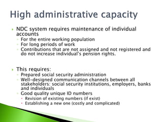 Pensions Core Course 2013: Notional Defined-contribution Schemes | PDF ...