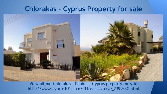 Chlorakas village paphos cyprus property for sale