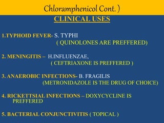 Chloramphenicol | PPTX | Infectious Diseases | Diseases and Conditions