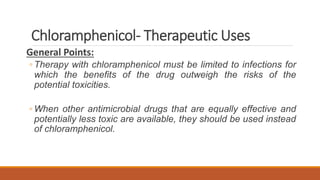 Chloramphenicol | PPTX