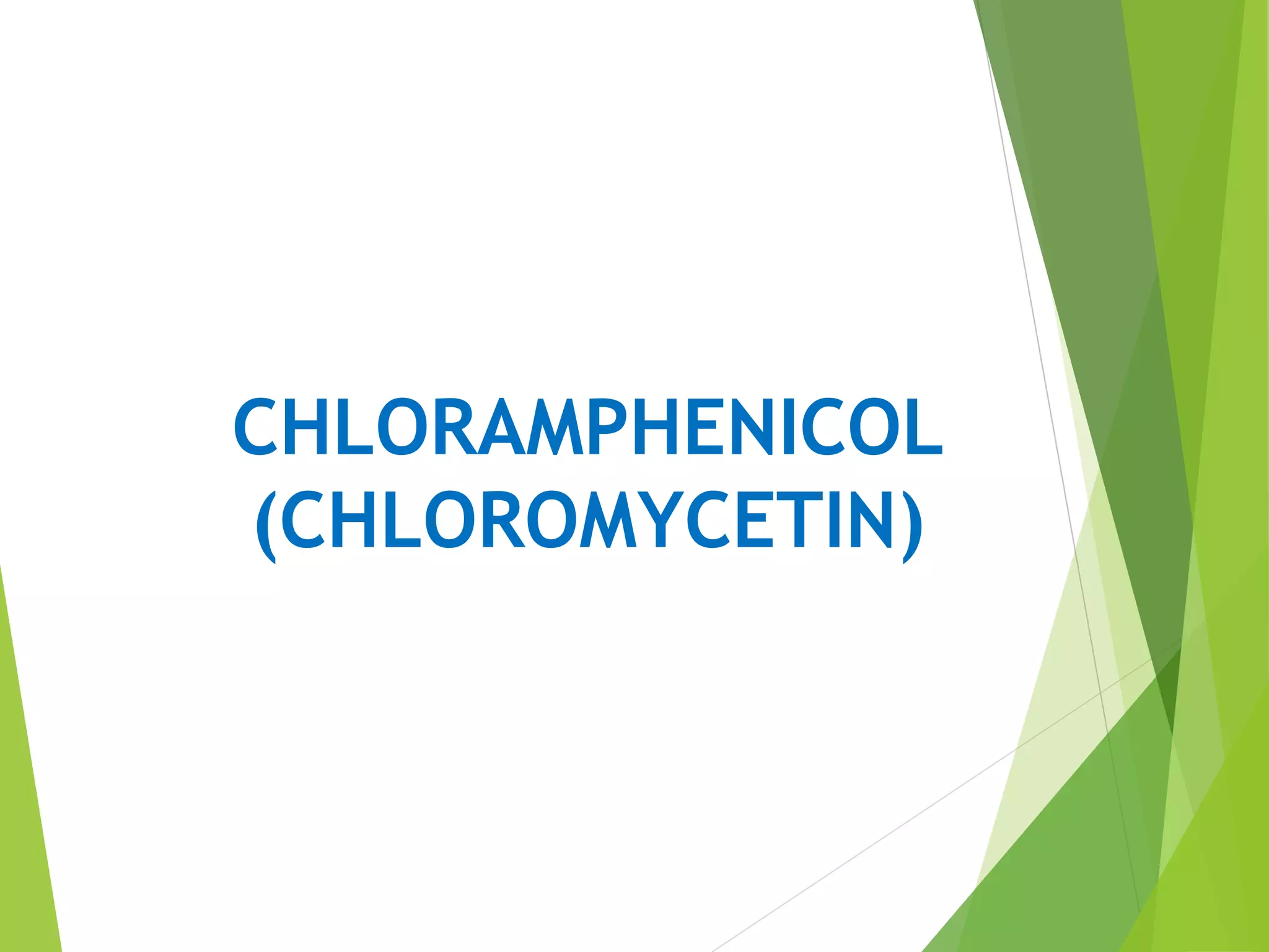 Chloramphenicol & Tetracyclines | PPT
