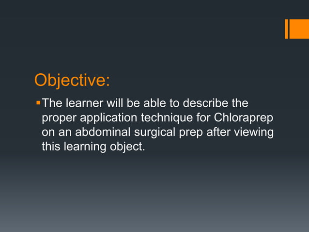 Chloraprep surgical site preparation | PPTX