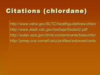 Chlordane | PPT