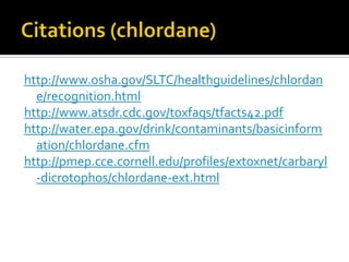 Chlordane | PPT