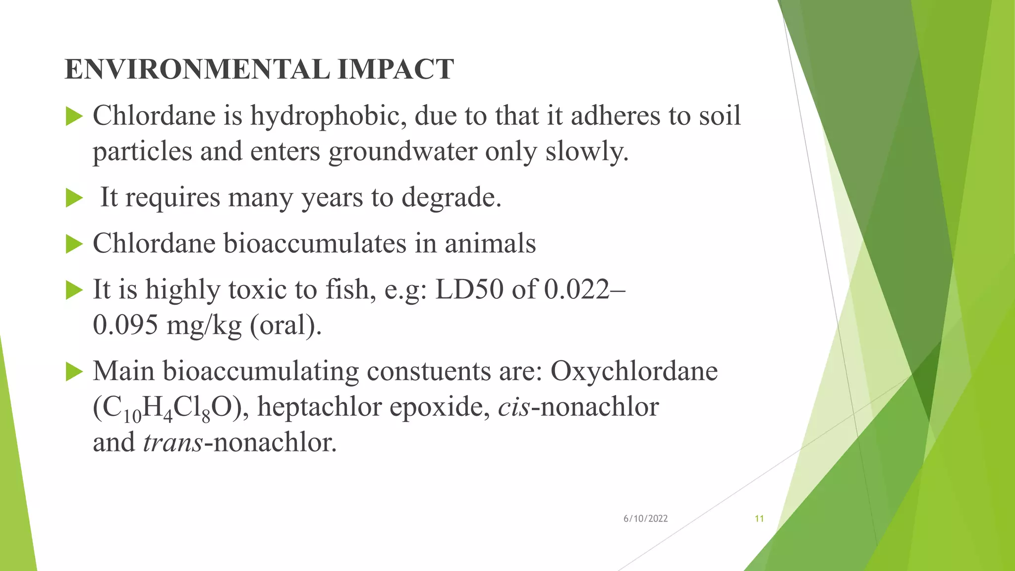 Chlordane in the Environment_VALERIEN.pptx