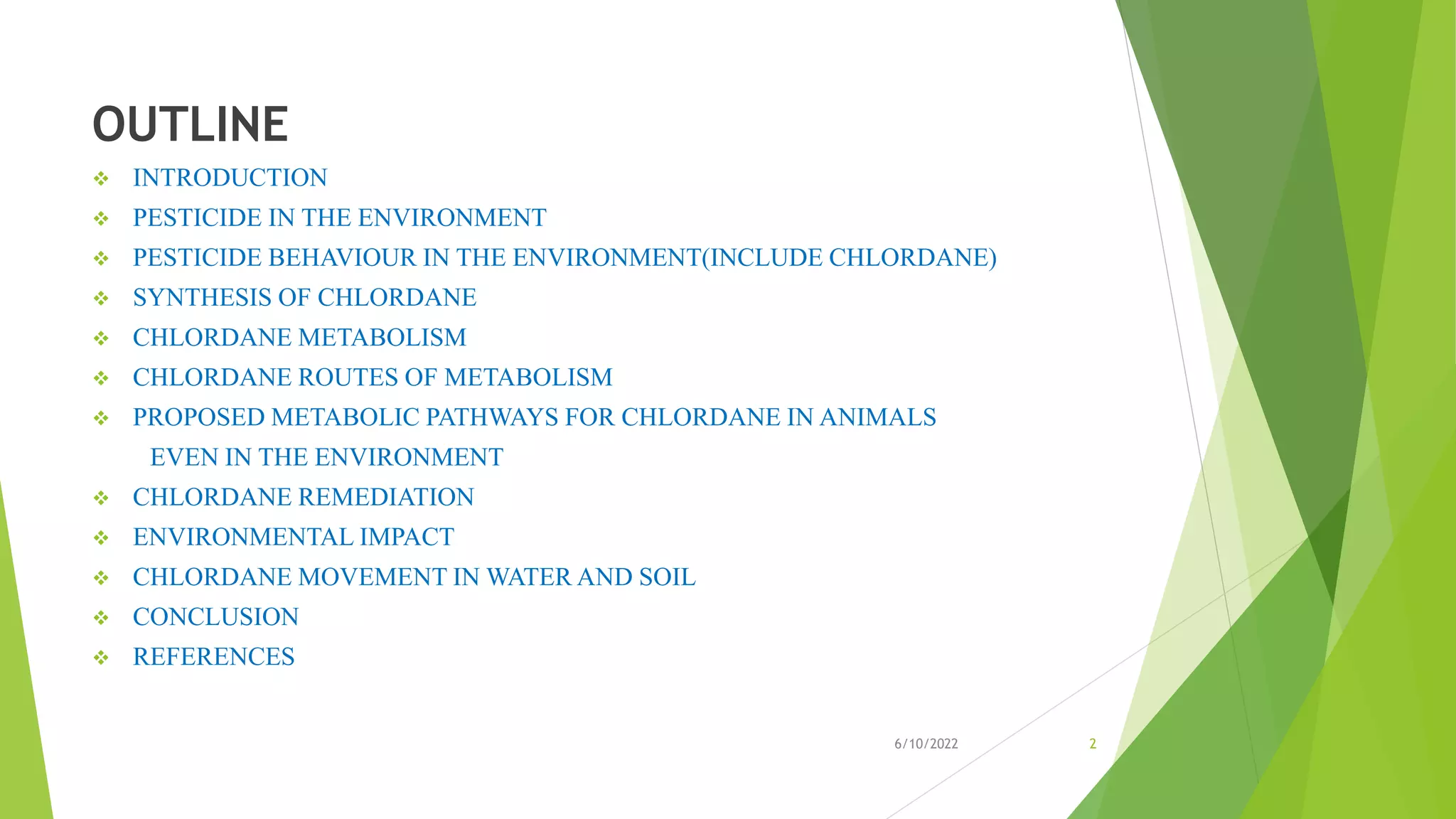 Chlordane in the Environment_VALERIEN.pptx