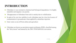 Chlordane in the Environment_VALERIEN.pptx | Indoor Environmental ...