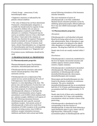 Chlordiazepoxide 10mg capsules smpc taj pharmaceuticals | PDF ...