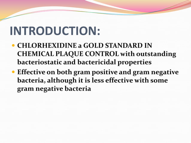 Chlorhexidine | PPTX