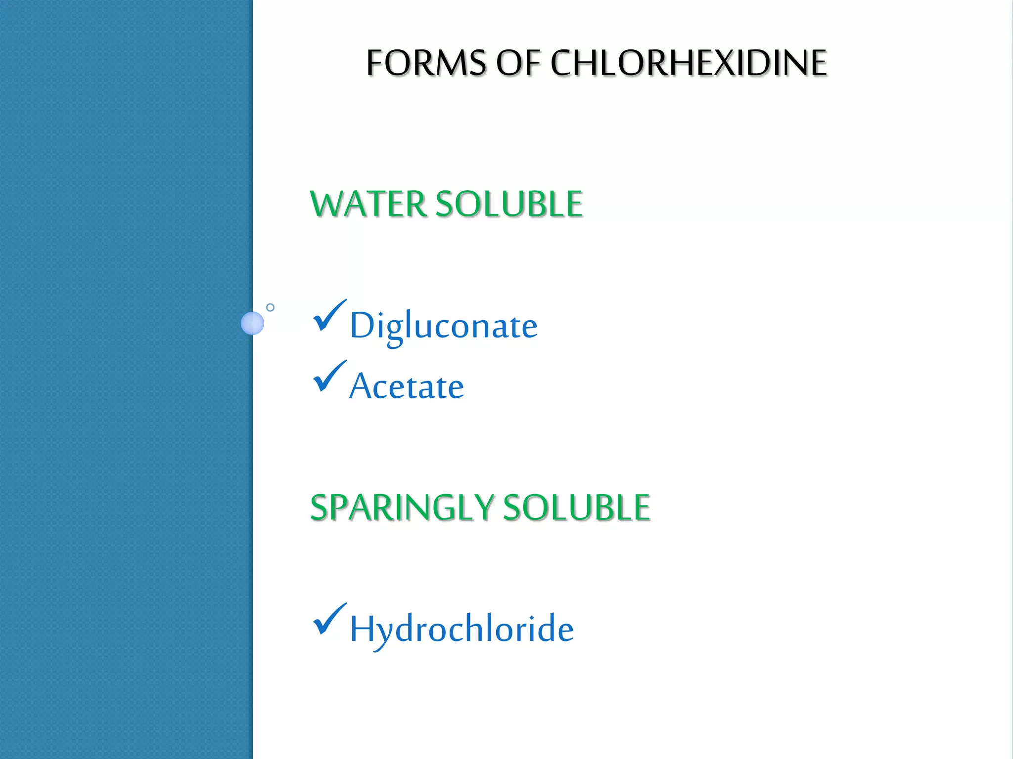 Chlorhexidine | PPTX