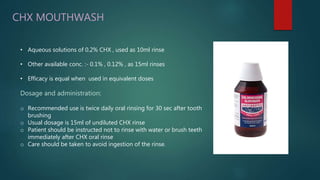 Chlorhexidine | PPTX