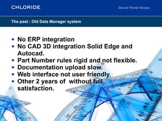 AMMCOMPUTER - Chloride Case Study - PLM Implementation | PPT