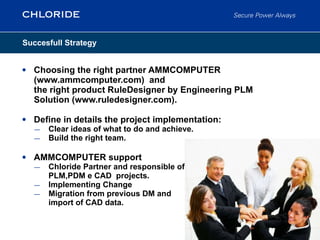 AMMCOMPUTER - Chloride Case Study - PLM Implementation | PPT