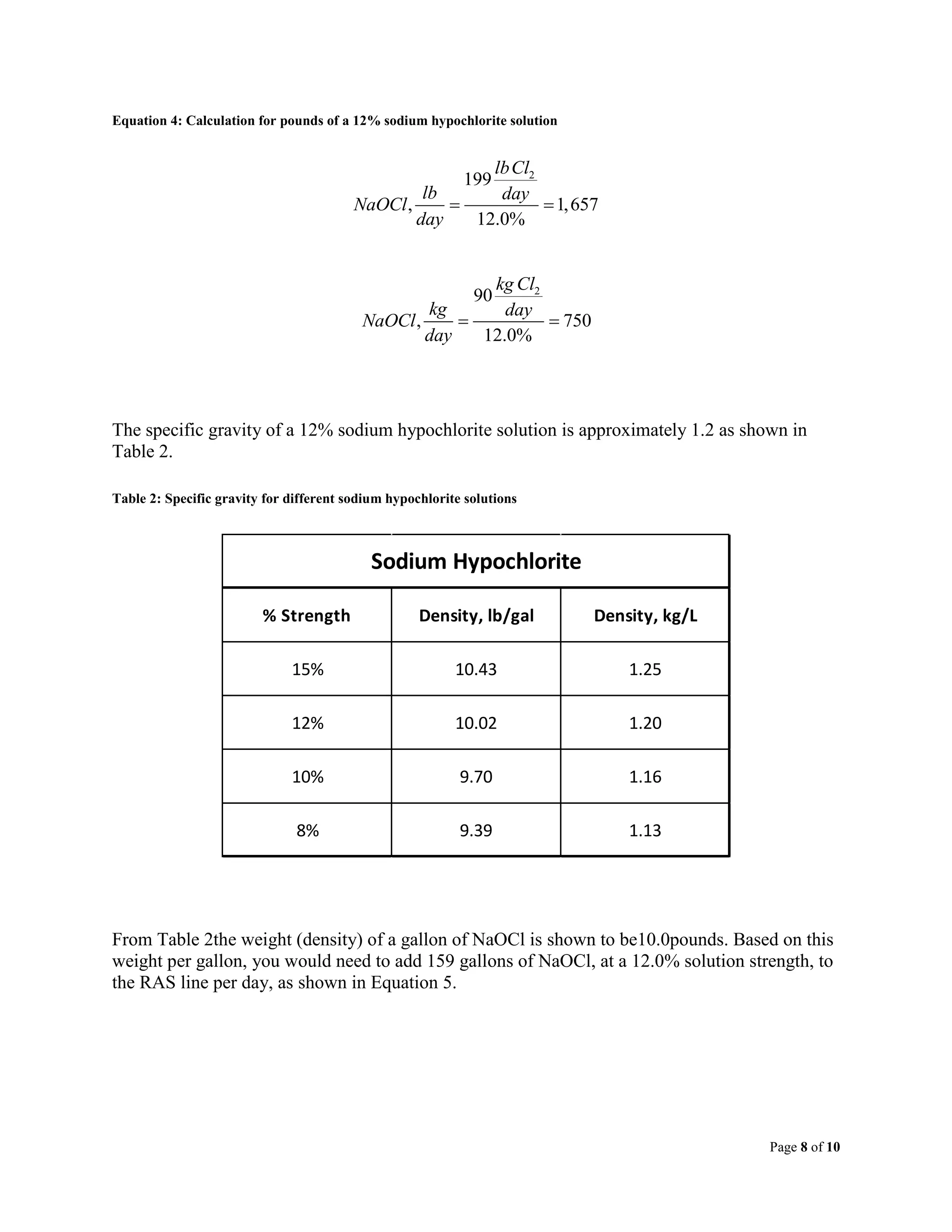 Chlorinate to-control-filamentous-bacteria | PDF