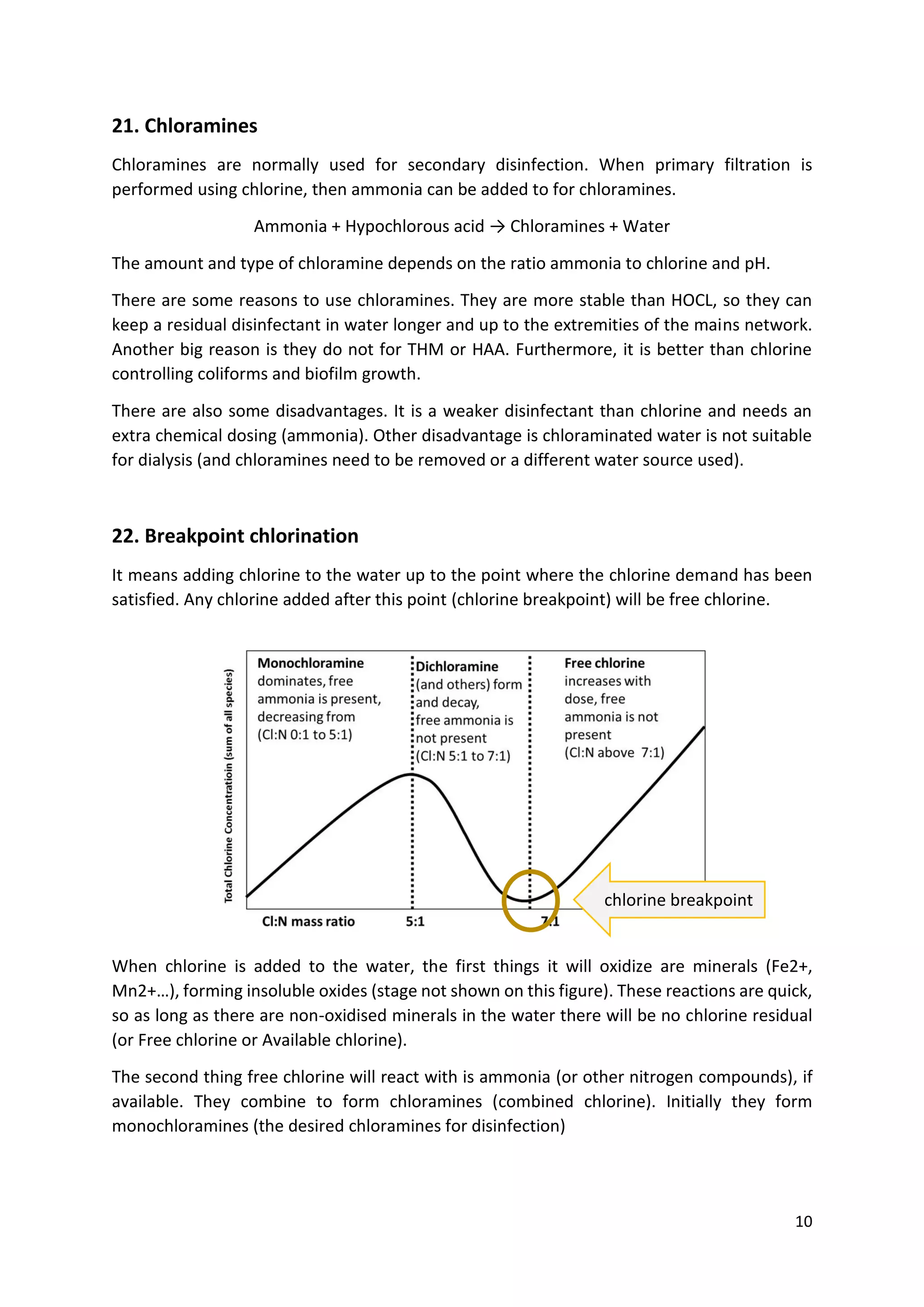 Chlorination Notes | 2019 | PDF