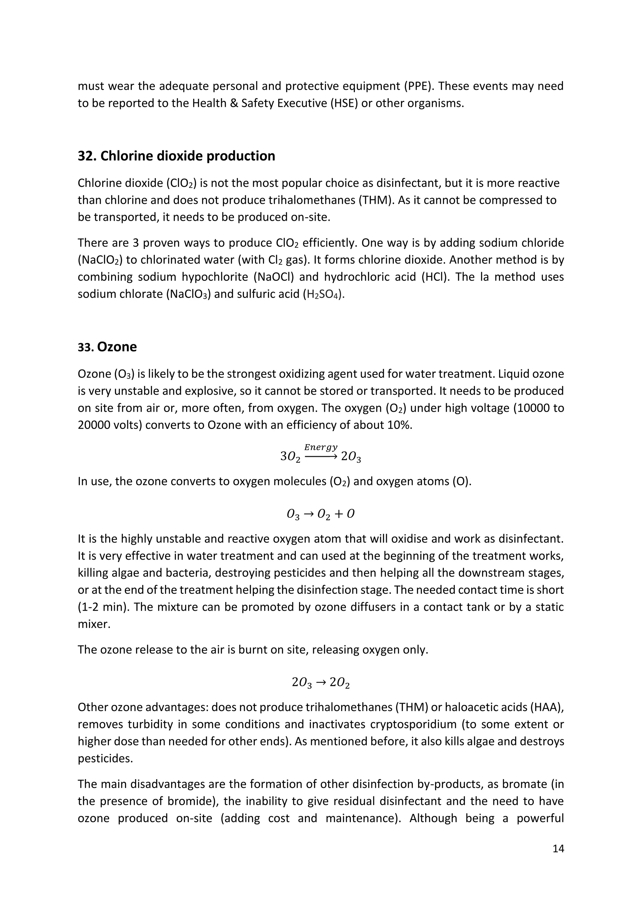 Chlorination Notes | 2019 | PDF