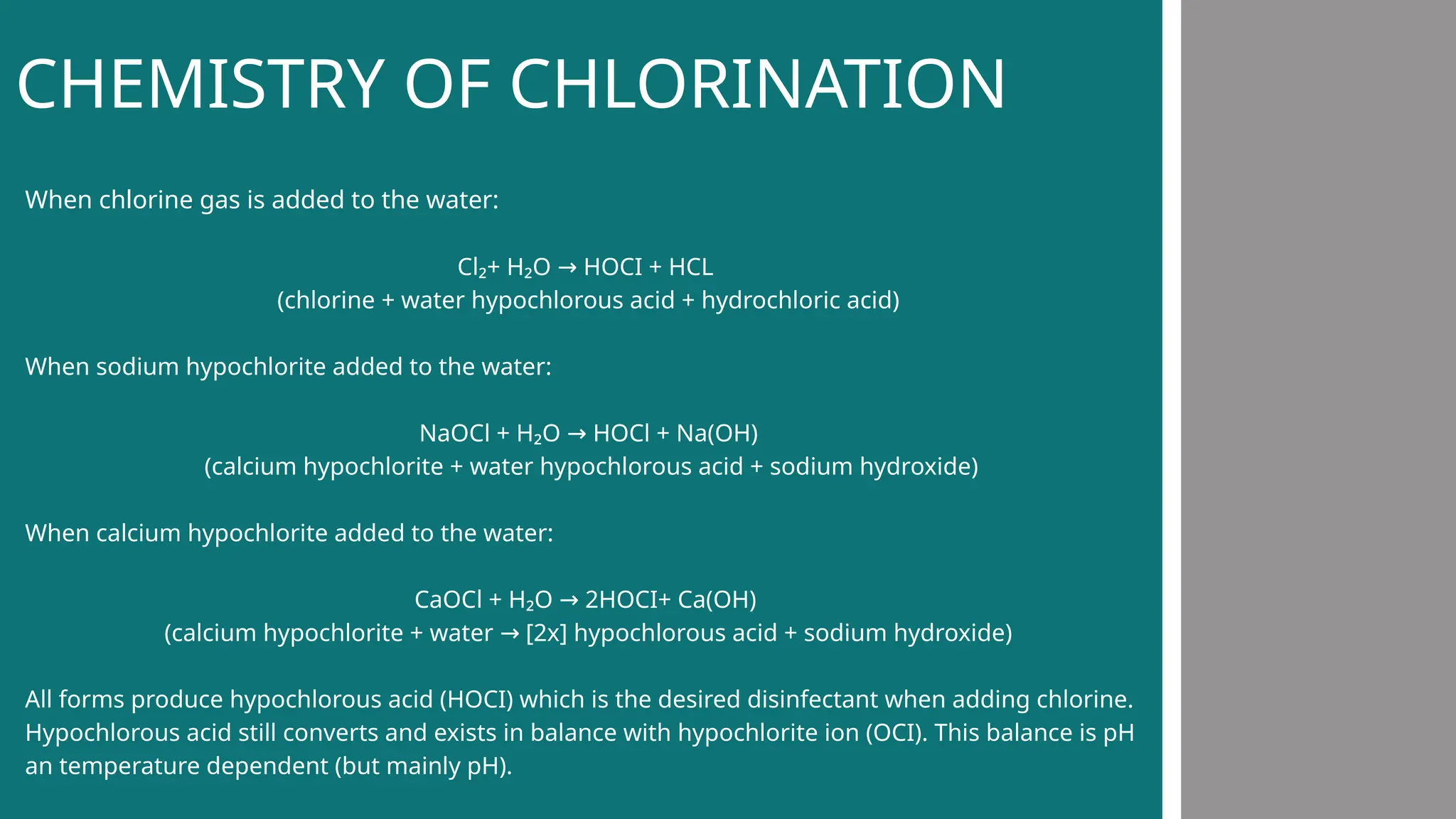 CHLORINATION OF WATER(Siddhant and Mayank).pptx