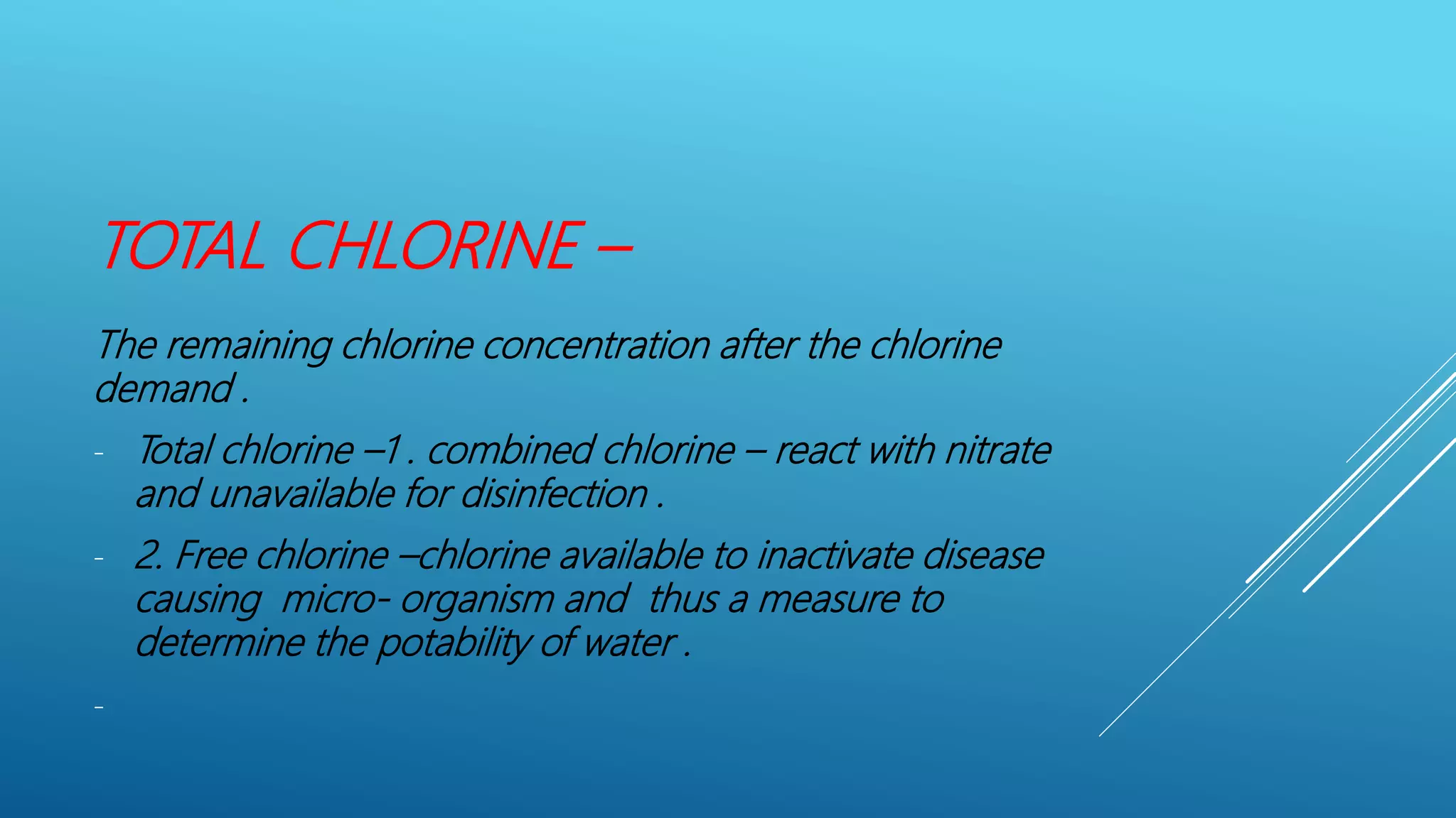 Chlorination of well | PPTX