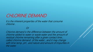 Chlorination of well | PPTX