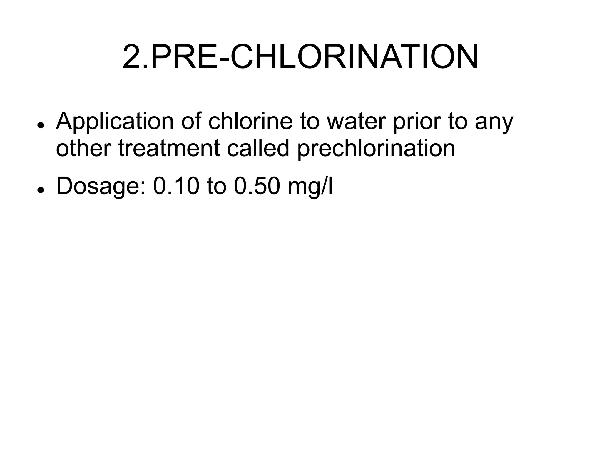 Chlorination only | PPT