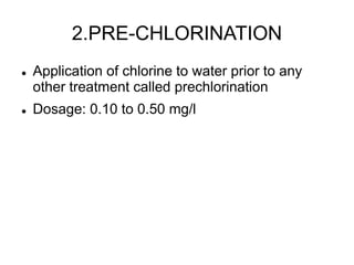 Chlorination only | PPT