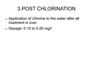 Chlorination only | PPT