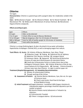 Chlorine | PDF