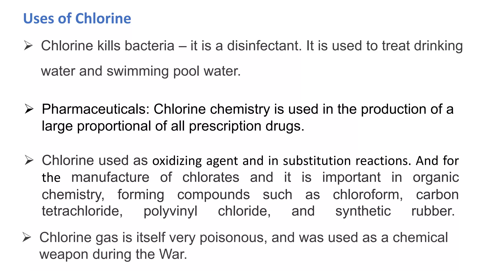 Chlorine | PPTX
