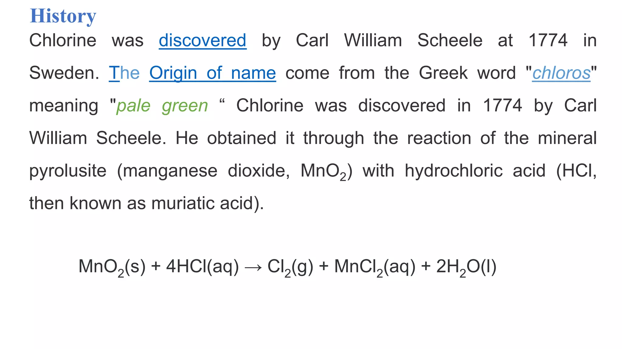 Chlorine gas | PPTX