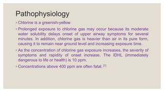 Chlorine Toxicity | PPTX | Lung and Respiratory Health | Diseases and ...