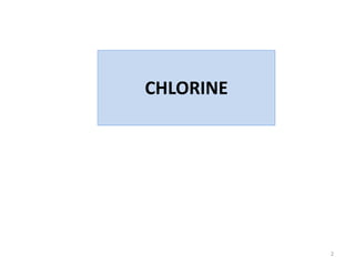Chlorine -minerals and trace elements | PPTX