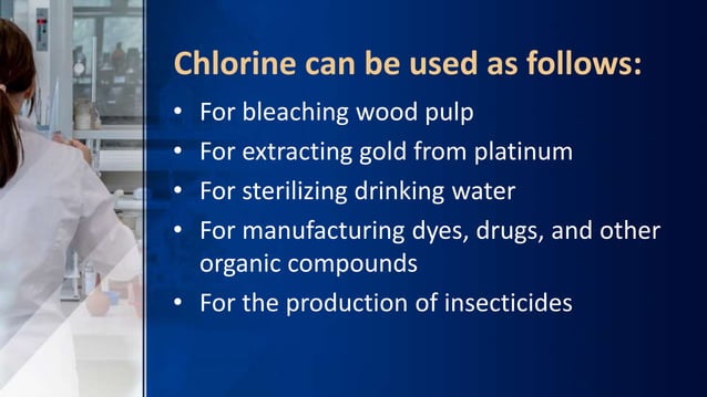 Chlorine uses and health risks | PPTX | Chemistry | Science