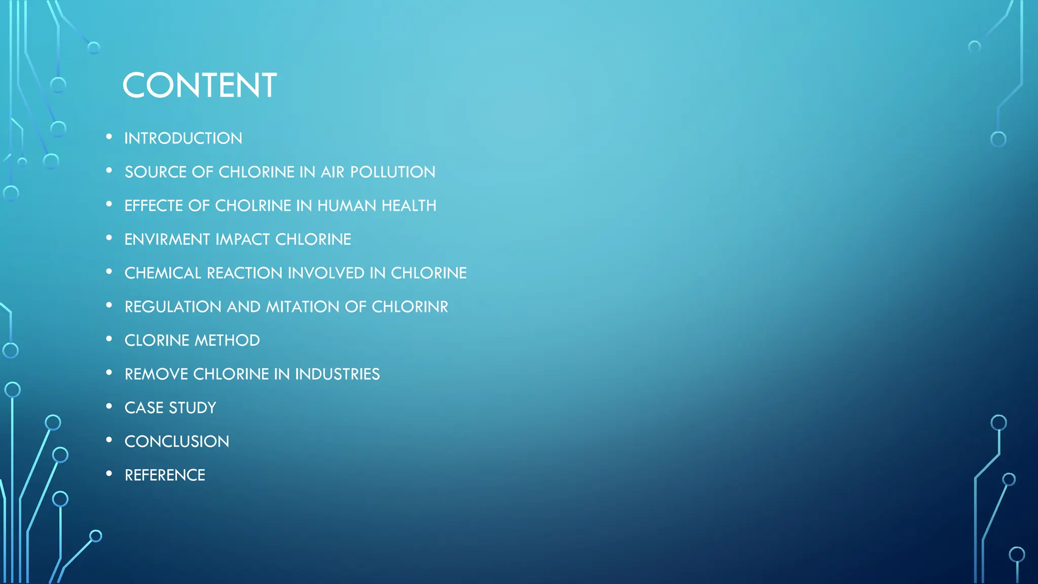 Chlorine in Air Pollution on Industrial Area ppt | PPTX