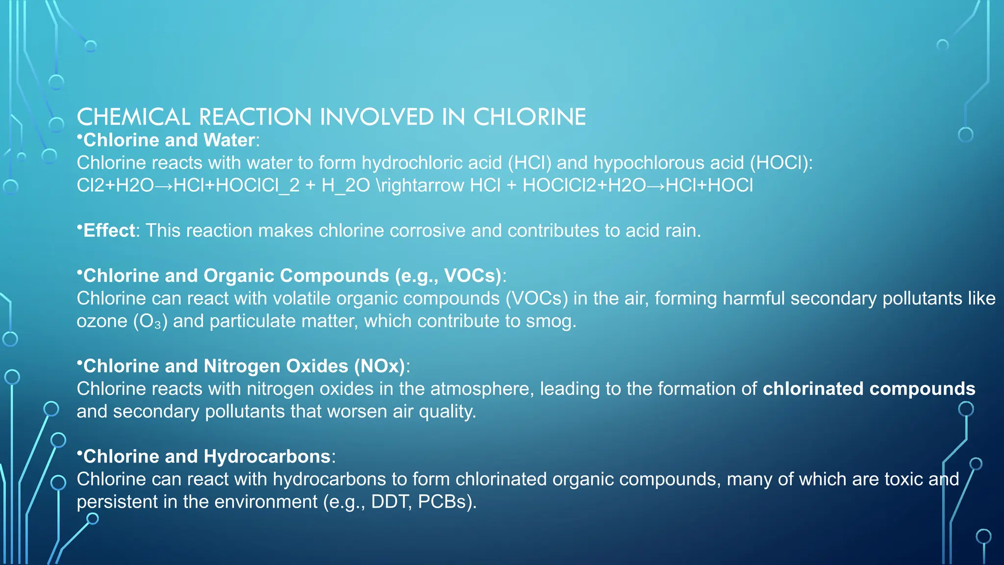 Chlorine in Air Pollution on Industrial Area ppt | PPTX