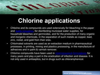 Chlorine role in day to day life | PPT