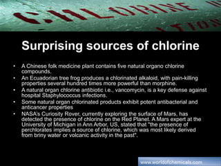 Chlorine role in day to day life | PPTX