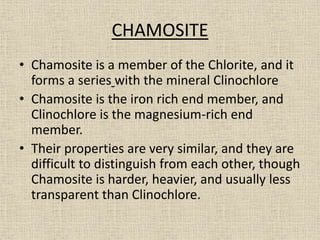 Chlorite group | PPTX