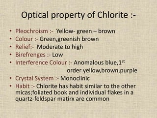 Chlorite group | PPT