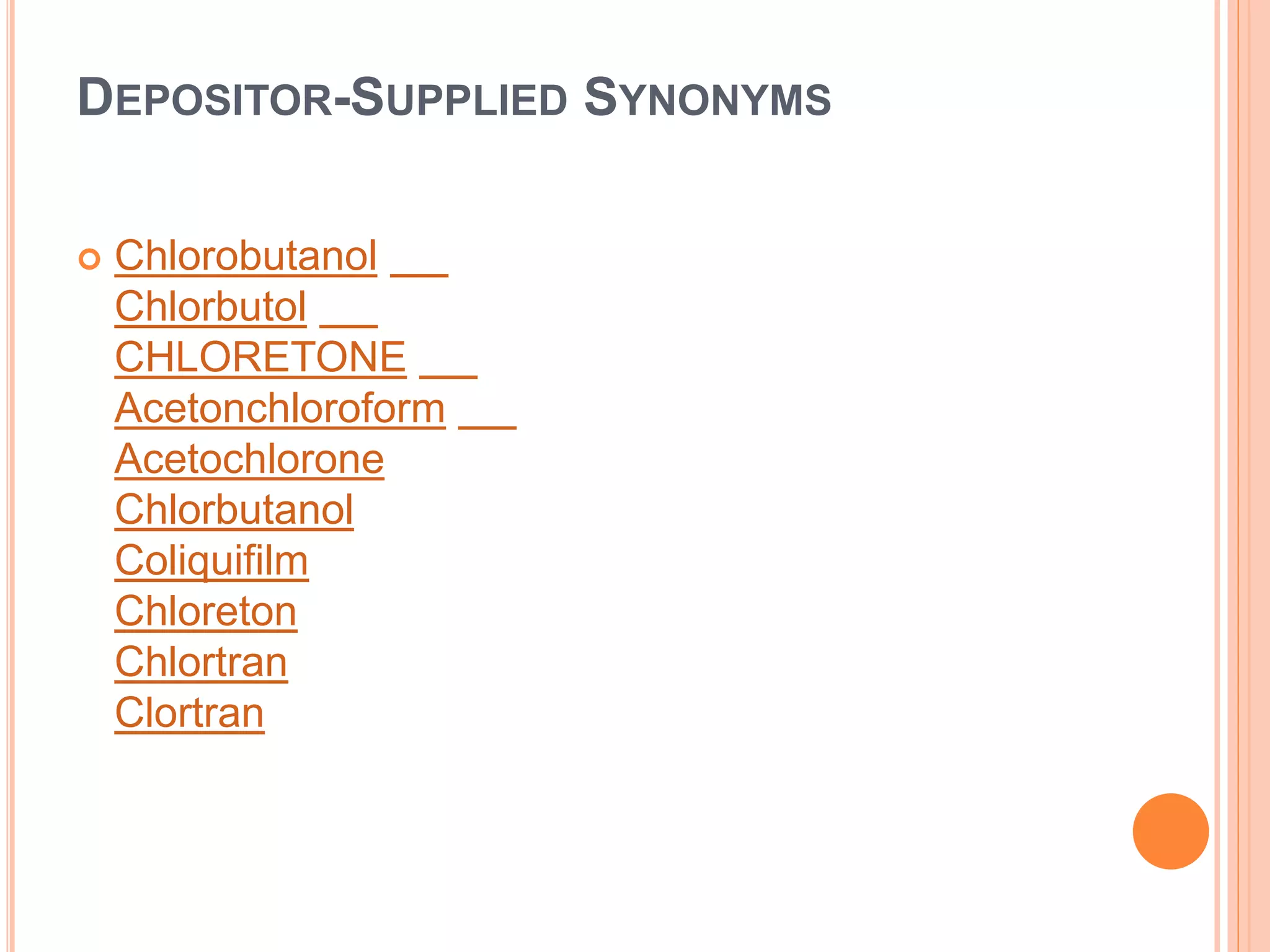 Chlorobutanol | PPTX