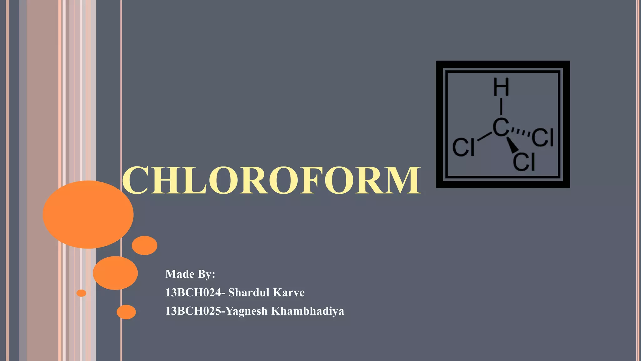 Chloroform (1) | PPTX