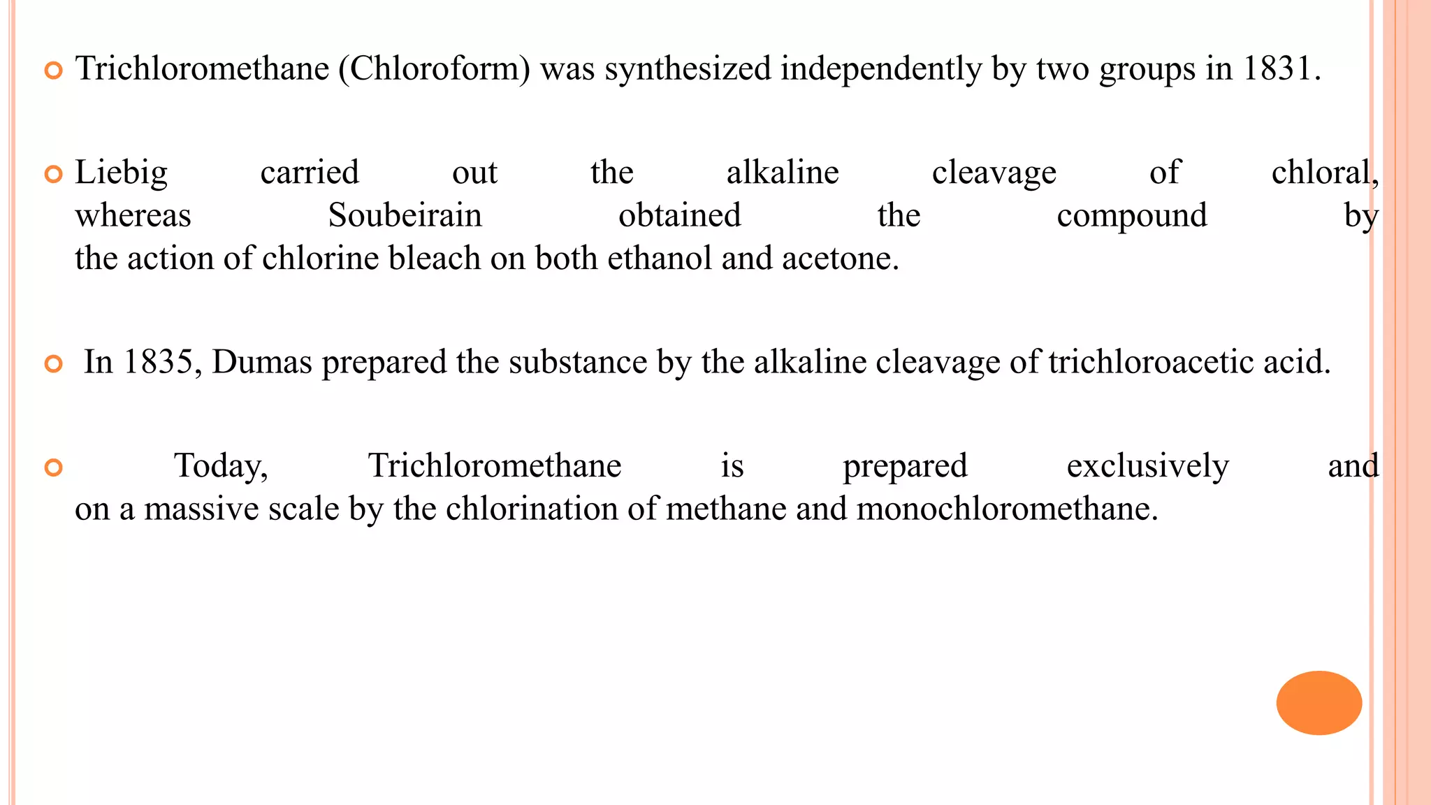 Chloroform (1) | PPTX