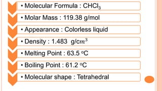 Chloroform (1) | PPTX