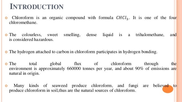 Chcl3 Chloroform Properties Structure And Uses