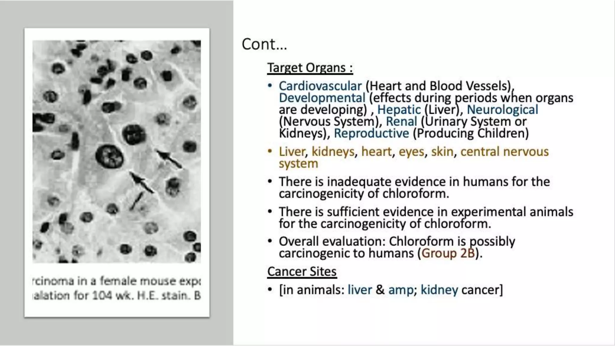 Chloroform brief history and toxicity - general toxicological practical ...