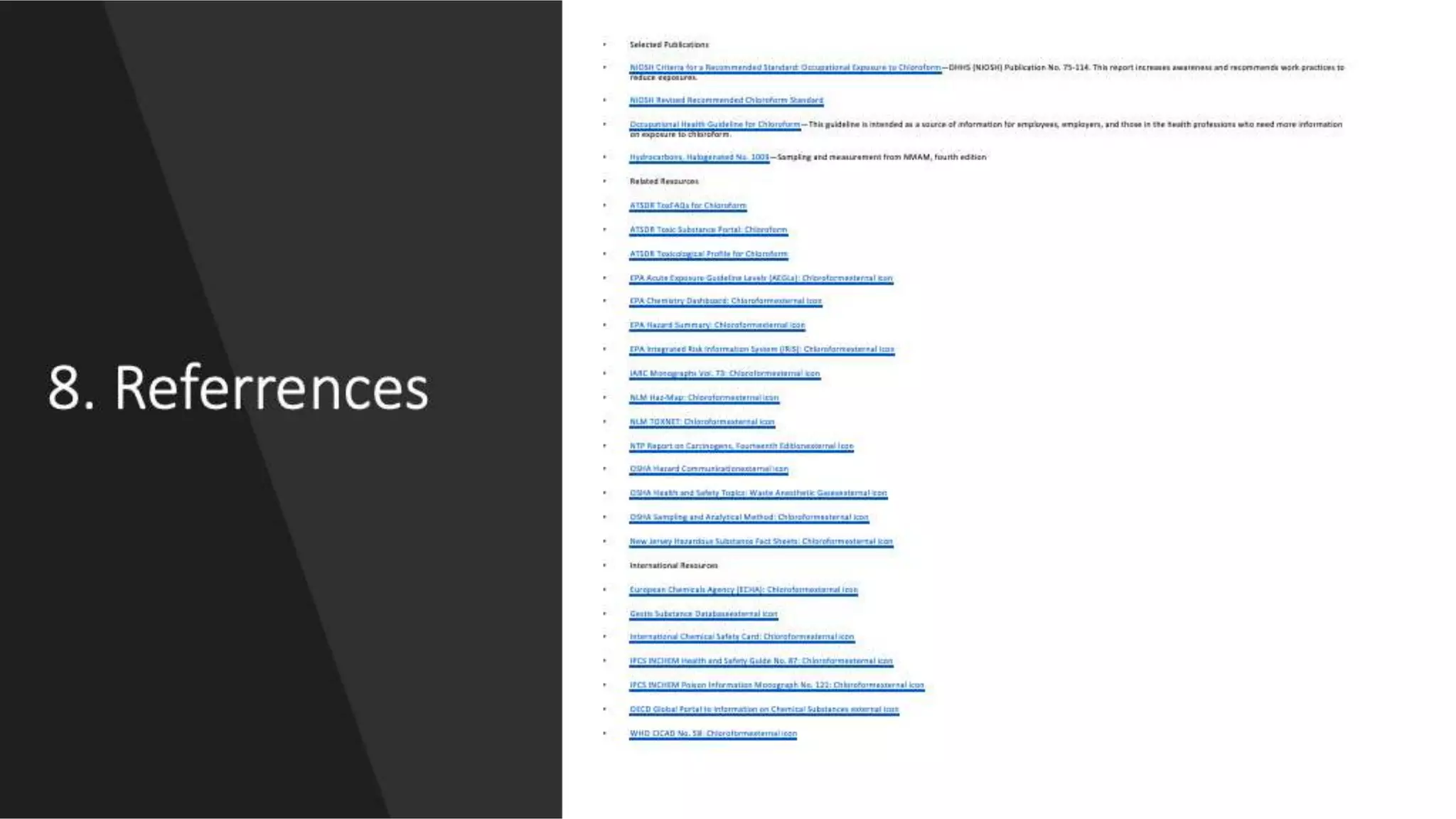 Chloroform brief history and toxicity - general toxicological practical ...