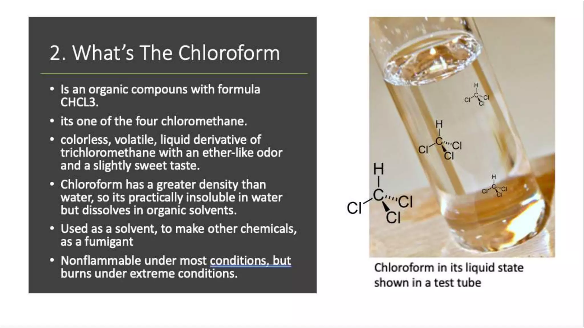Chloroform brief history and toxicity - general toxicological practical ...