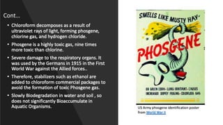 Chloroform brief history and toxicity - general toxicological practical ...