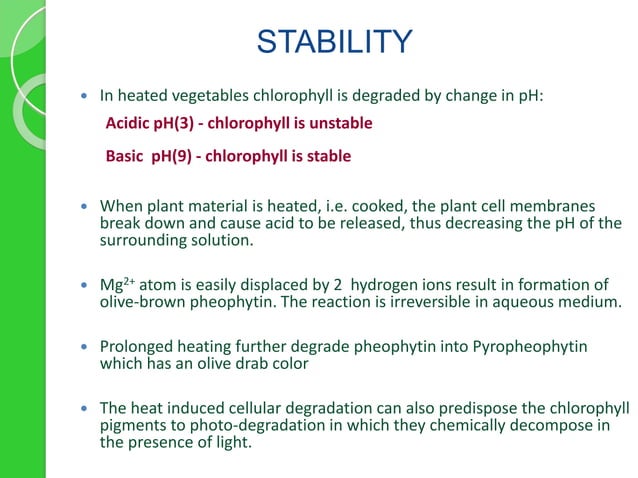 Chlorophyll | PPTX | Science
