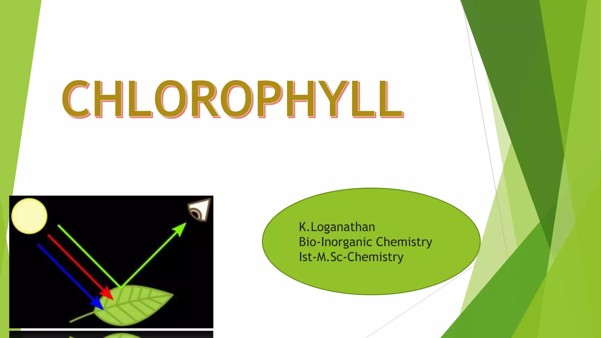 Chlorophyll | PPTX