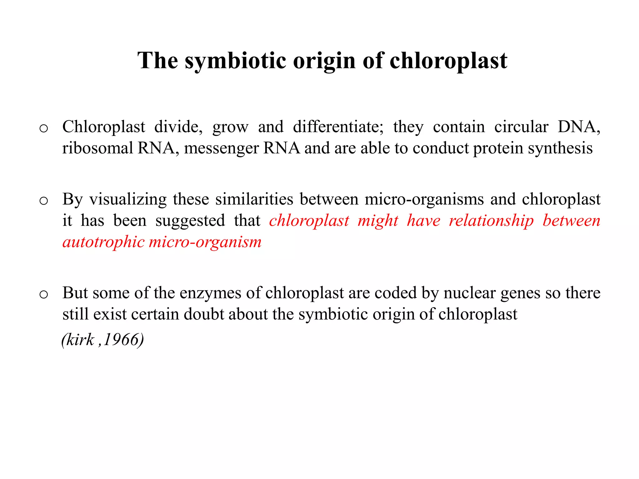 Chloroplast | PPTX